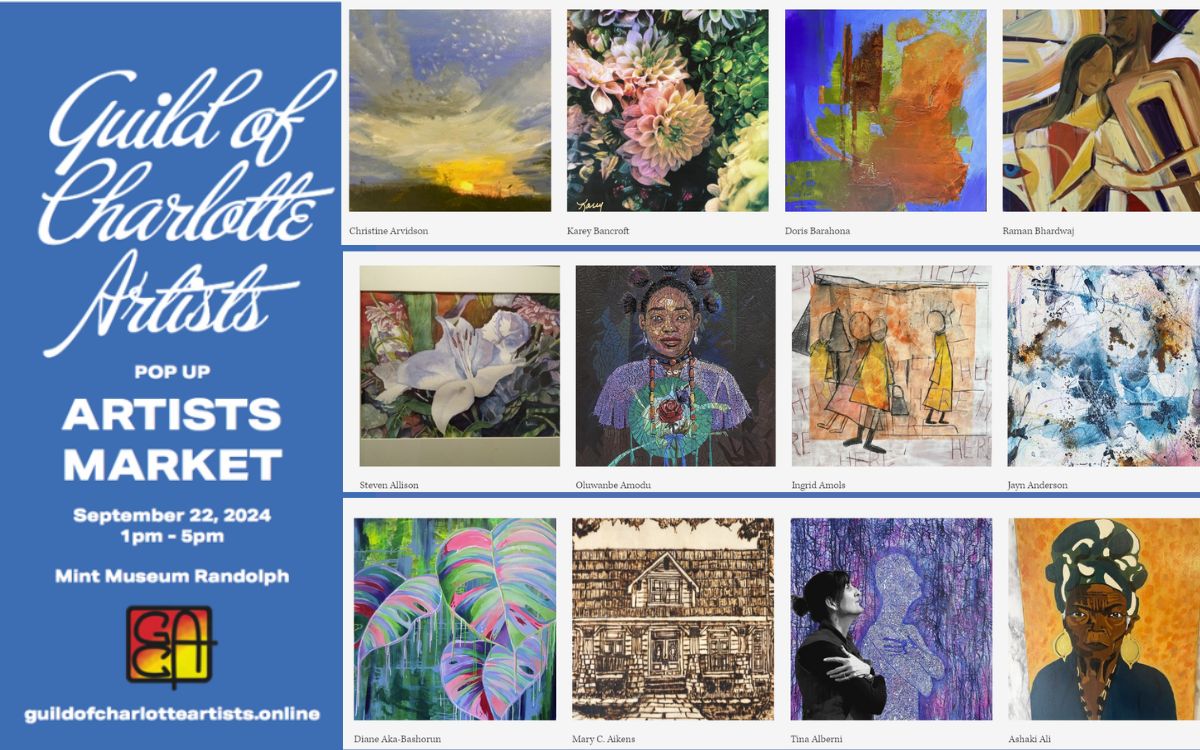 Guild of Charlotte Artists Pop Up Artists Market | Charlotte ...